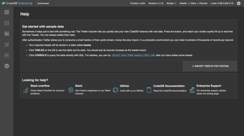 CrateDB Blog | Use CrateDB and Franchise for a Notebook Interface to ... CrateDB Blog | Use CrateDB and Franchise for a Notebook Interface to ...