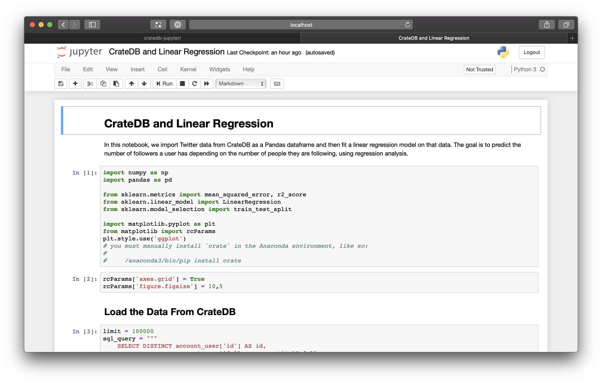 Cratedb Blog Machine Learning And Cratedb Experiment Design And Linear Regression