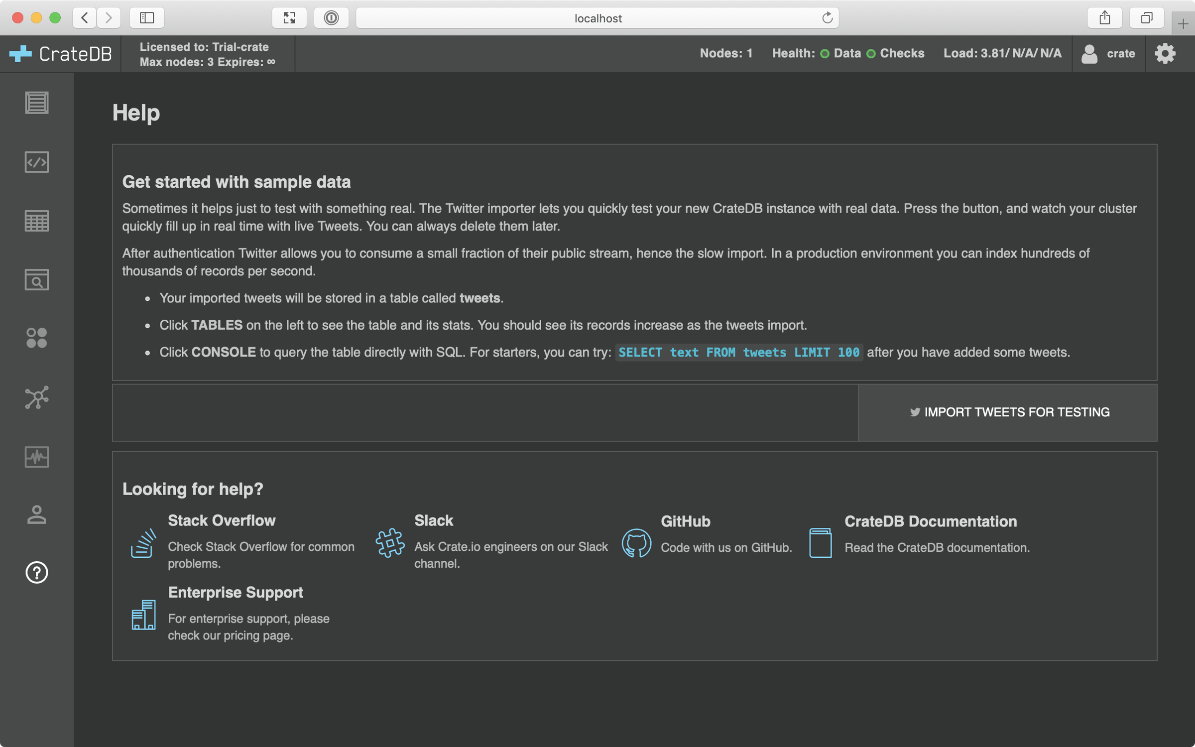 Cratedb Blog Use Cratedb And Apache Superset For Open Source Data Warehousing
